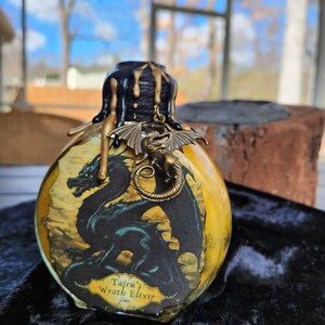 Tairn's Wrath Elixir Fourth Wing Potion Bottle - Etsy