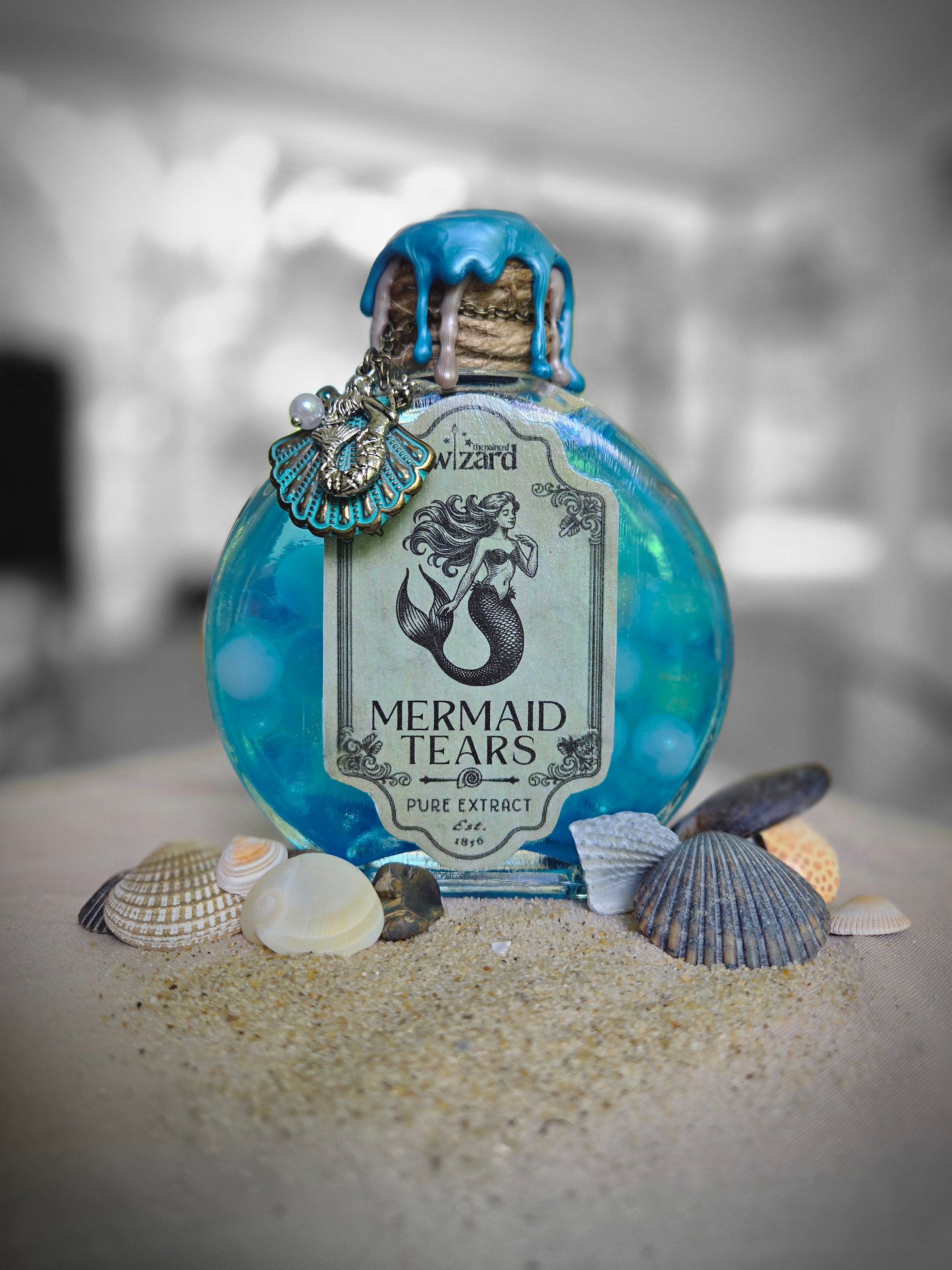 Mermaid Tears Potion Fantasy Potion Bottle Ocean Potion - Etsy