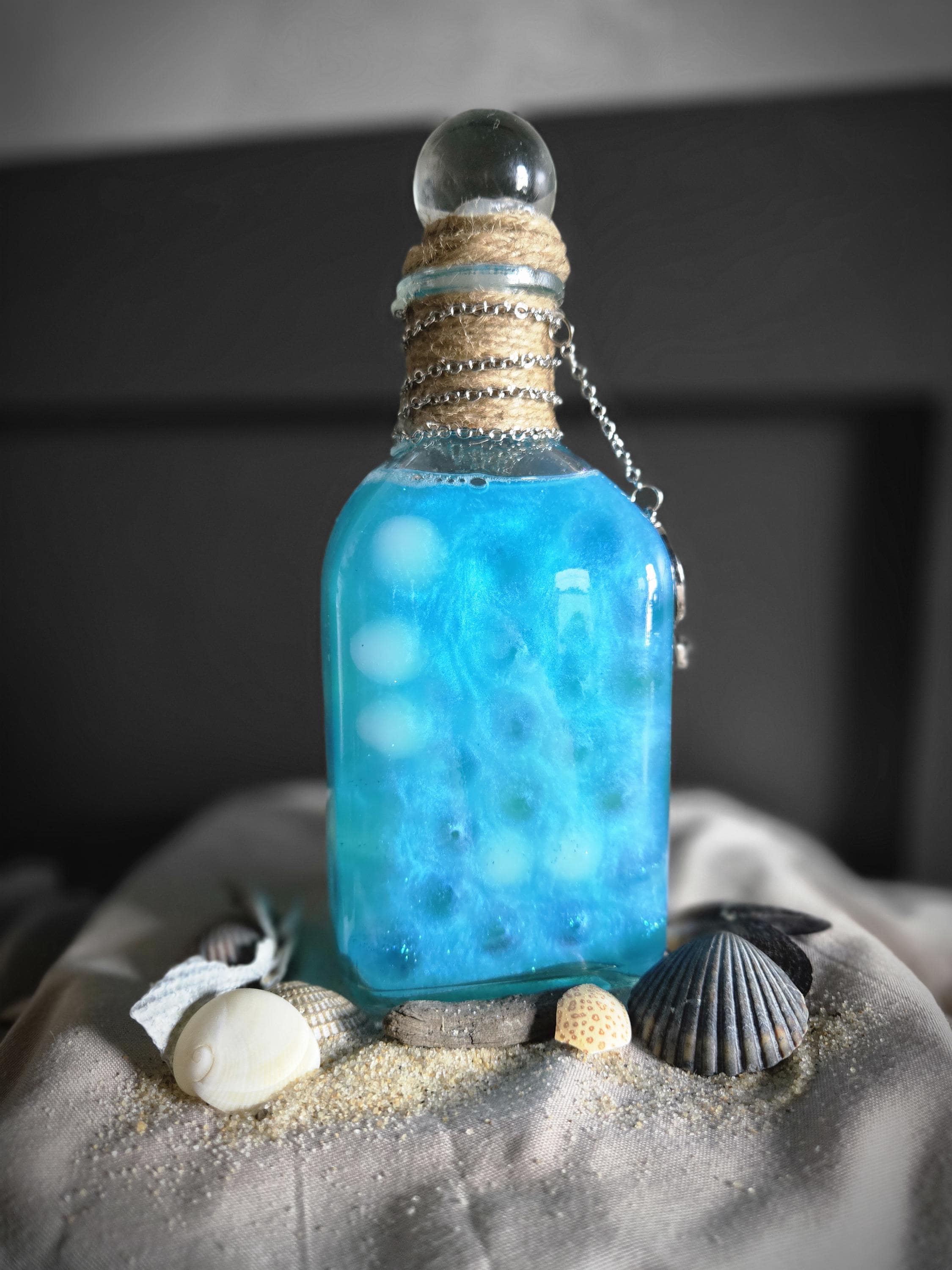 Mermaid Tears Fantasy Potion Bottle Magical Apothecary Potion Bottle ...