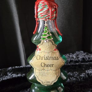 Christmas Cheer Potion Christmas Tree Sensory Bottle Christmas Potion ...