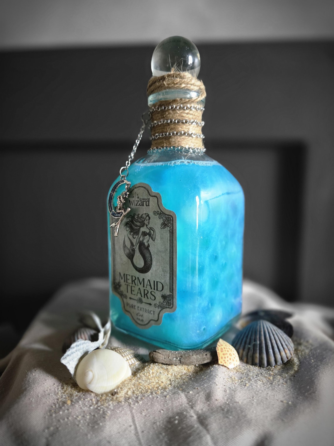 Mermaid Tears Fantasy Potion Bottle Magical Apothecary Potion Bottle ...