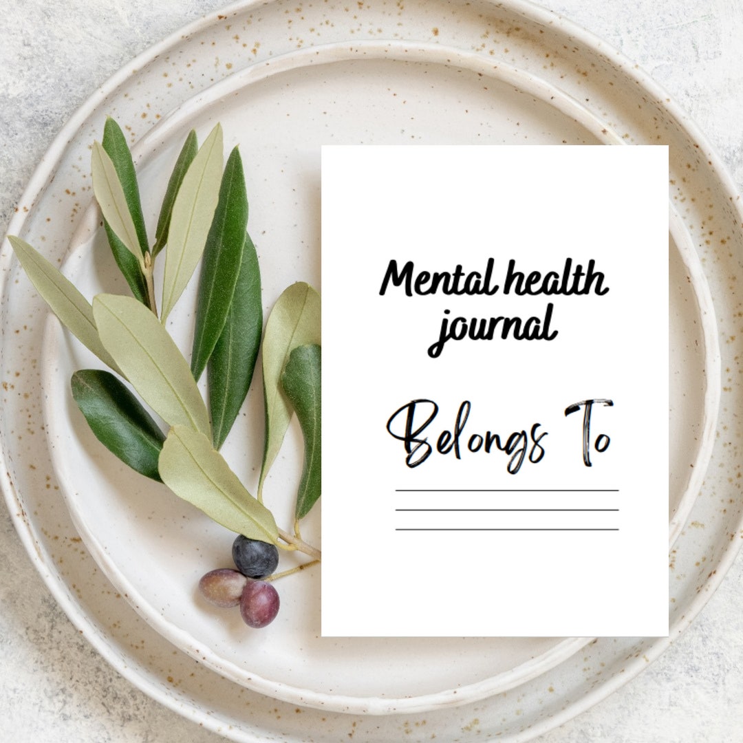 Mental Health Journal, Printable Mental Health Planner, Anxiety Mood ...