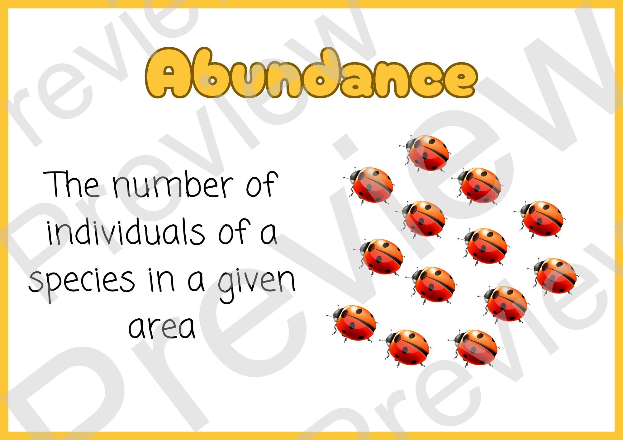 GCSE | Ecology | Biology | Science | Vocabulary | Word Posters ...