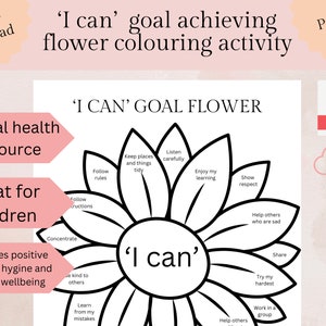 Children's Mental Health Colouring Activity | Affirmations | Goal ...
