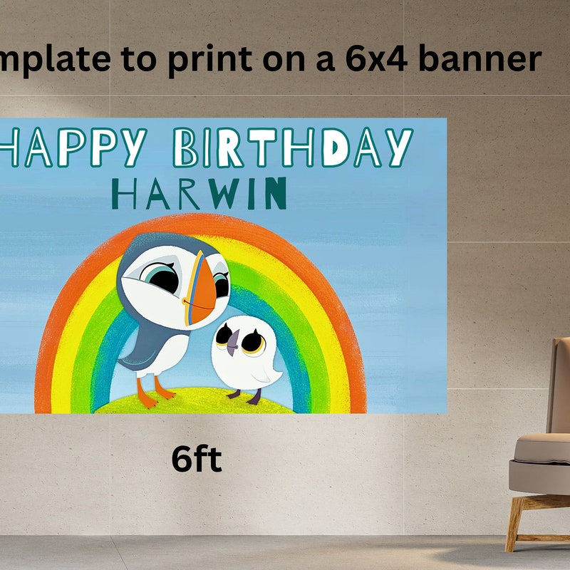 Puffin Rock Birthday - Etsy