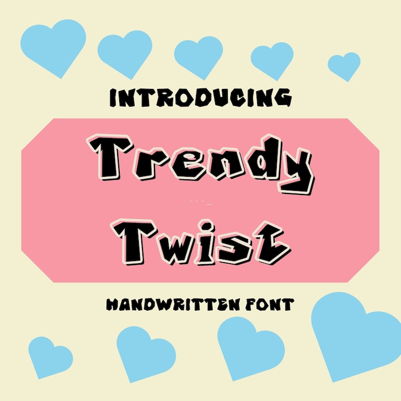 Trendytwist Font , Handwritten Font , Unique Handwriting , Artistic ...