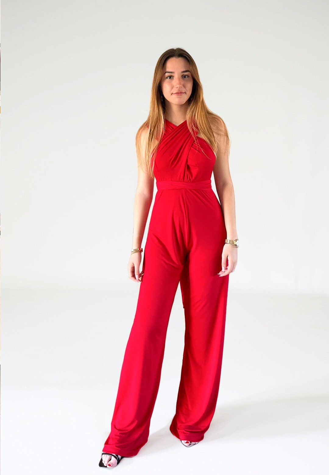 Infinity Jumpsuit in Red - Etsy