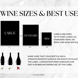 Milestone Wine Bottle Labels, Marriage Milestones Wine Labels, First ...