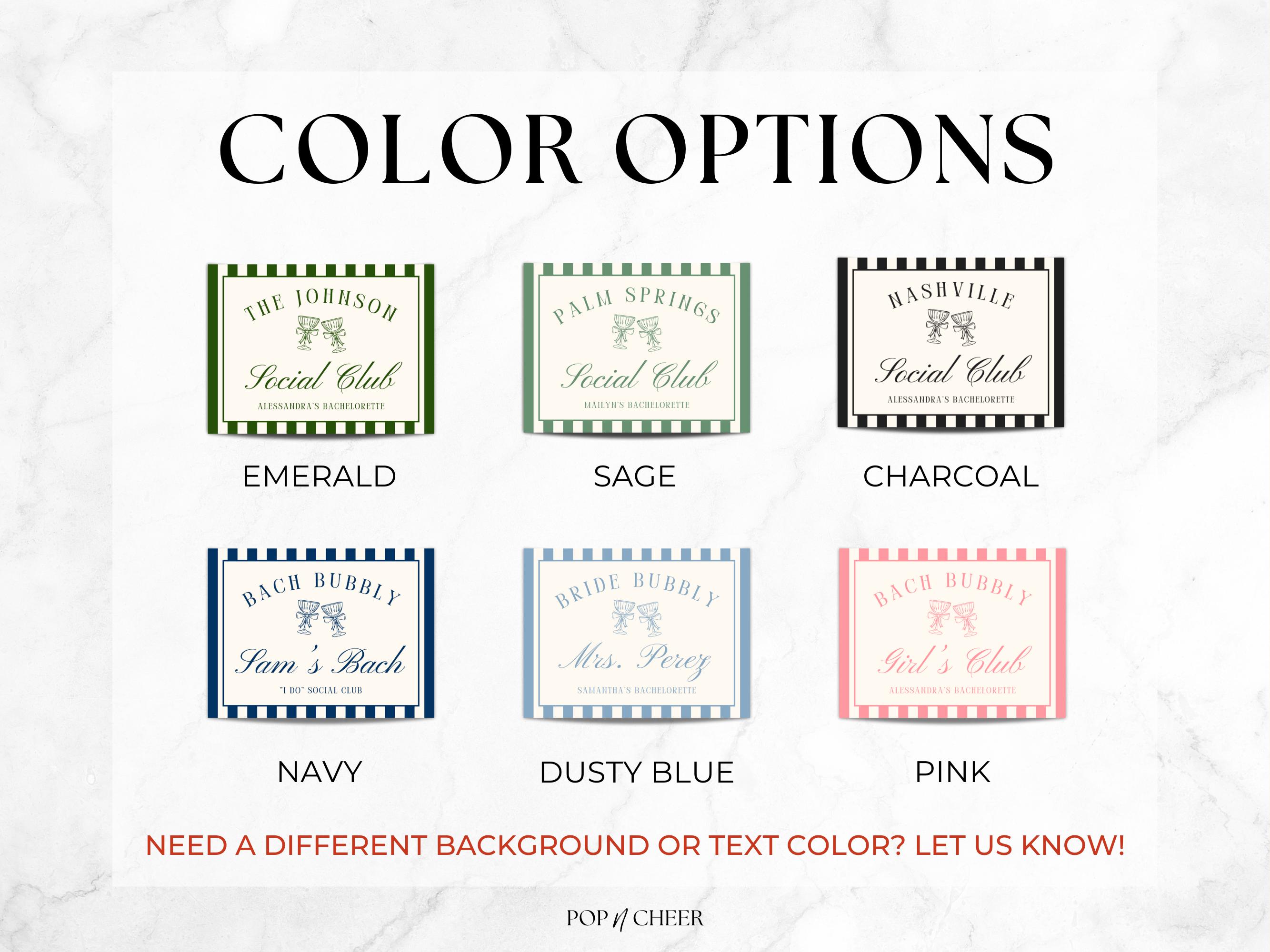 Custom Champagne Label, Bachelorette Party Champagne Label ...