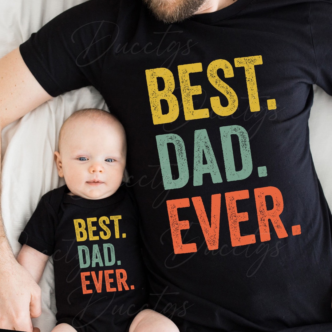 Best Dad Ever Retro Png,dad Ever PNG, Best Dad Ever JPG, Best Dad Ever ...