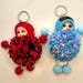 Fluffy Doll - Keychain. Handmade - Etsy