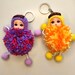 Fluffy Doll - Keychain. Handmade - Etsy