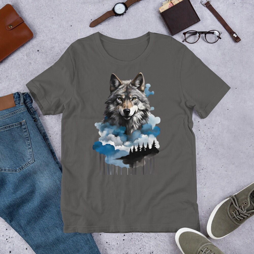 Wolf T-Shirt, Unleash Your Wild Side with Our Unisex Wolf Graphic Tee ...