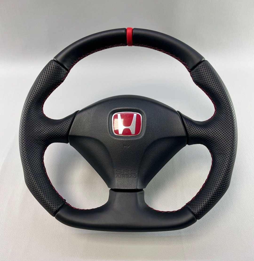 HONDA INTEGRA DC5 S2000 Flat Bottom Steering Wheelcivic Typeracura RSX ...