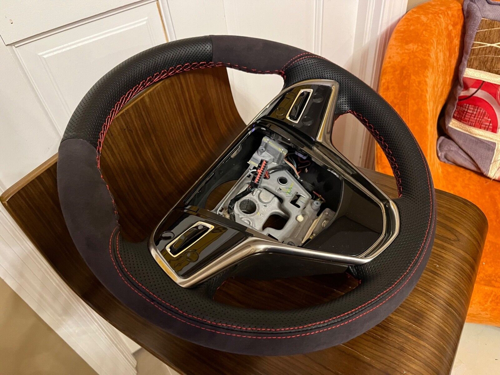 Cadillac ATS 2013-2019 Custom Wrapped Steering Wheel ATS-V Alcantara ...