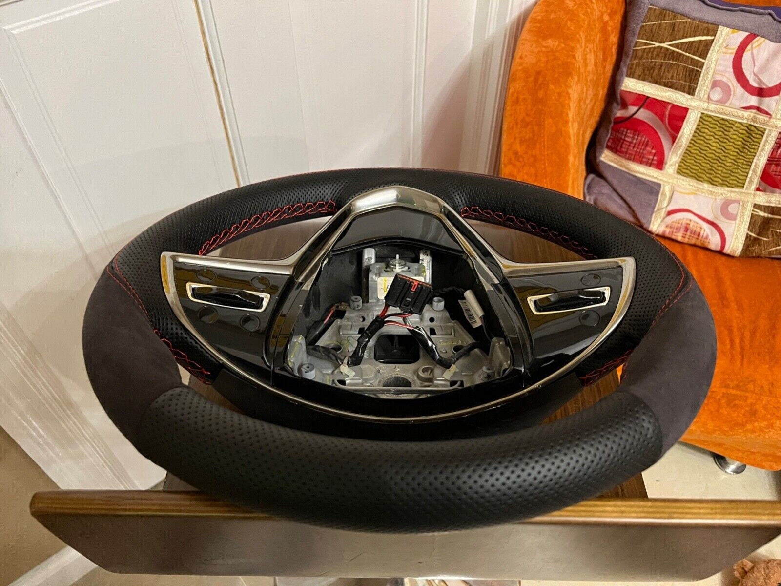 Cadillac ATS 2013-2019 Custom Wrapped Steering Wheel ATS-V Alcantara ...