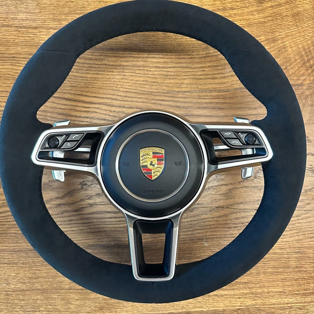 PORSCHE MACAN BOXSTER Cayman Cayene 911 971 Steering Wheel Black ...