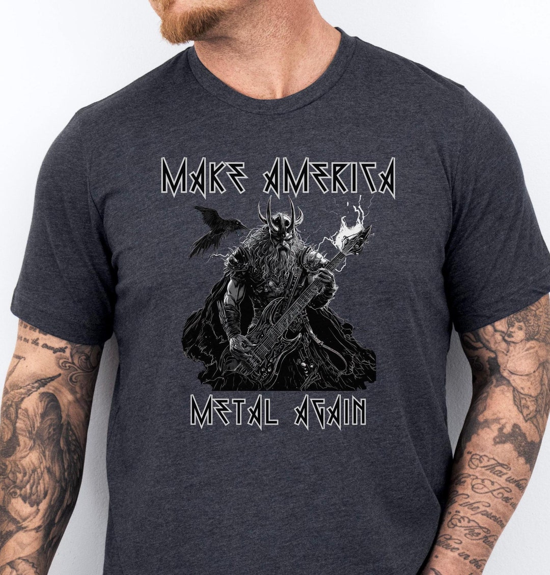 Heavy Metal Make America Metal Again Unisex Jersey Short Sleeve Tee ...