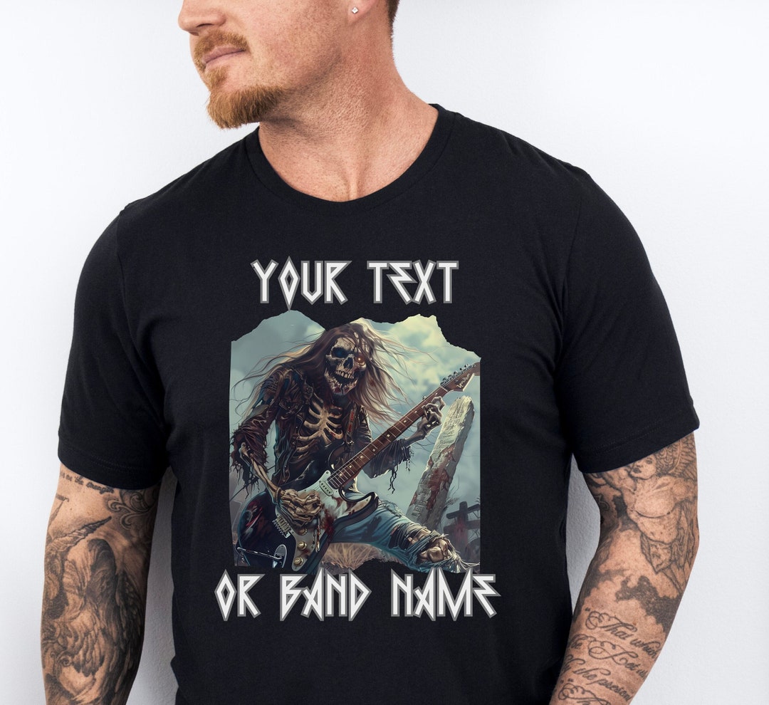 Custom Heavy Metal Band T-shirt: 80s Rock Tee - Etsy