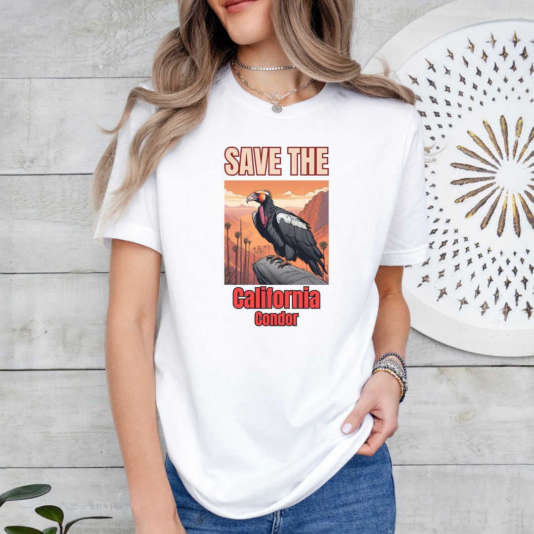 Save the California Condor Shirt: Conservation Activist Tee - Etsy