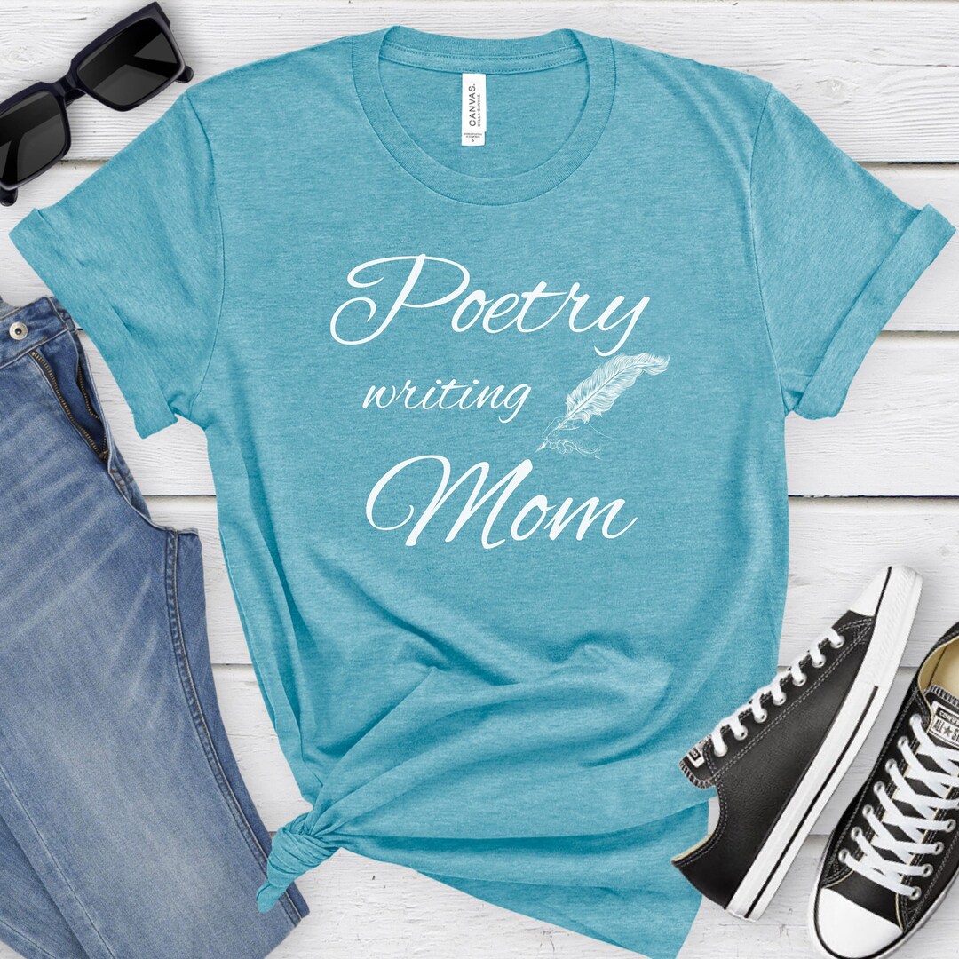 Poetry Writing Mom, Poetry Fan, Poetry Lover, Mom Gift, Mother Gift ...