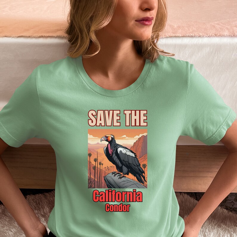 Save the California Condor Shirt: Conservation Activist Tee - Etsy