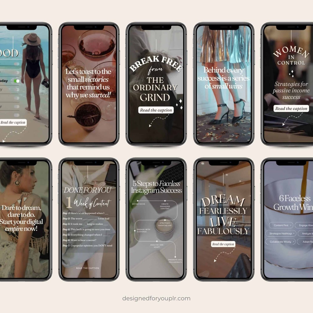 200 Faceless Reels Video Bundle, Digital Marketing, Master Resell ...