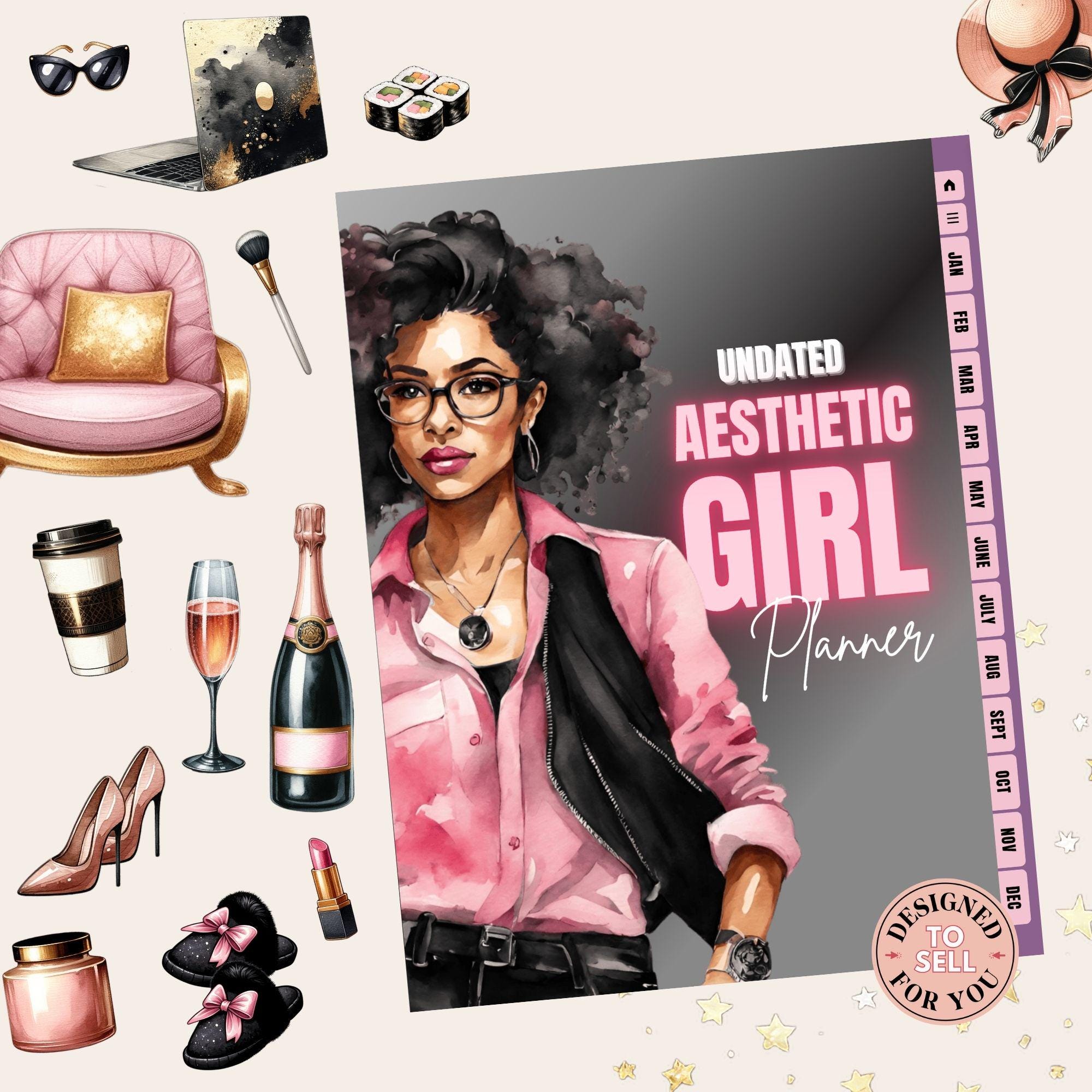 That Girl Planner Digital Planner, Done for You, Black Girl Planner ...