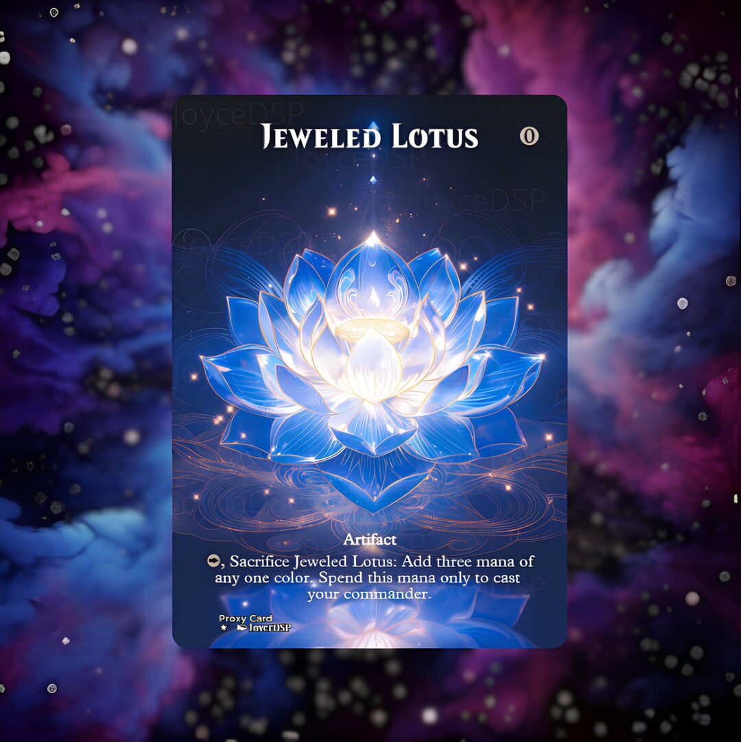 Jeweled Lotus Magic Proxy - Etsy