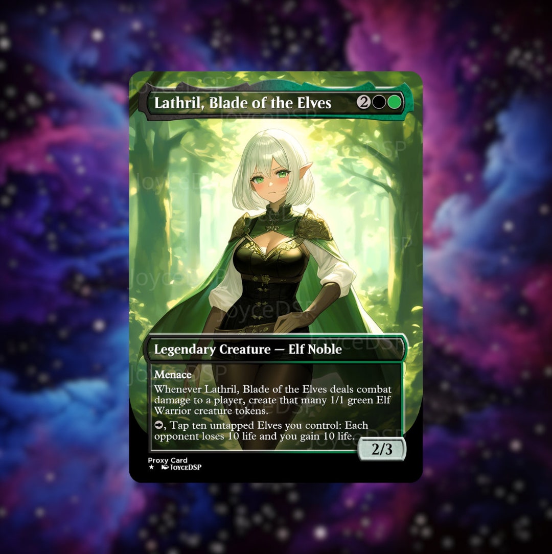 Lathril, Blade of the Elves Magic Proxy - Etsy