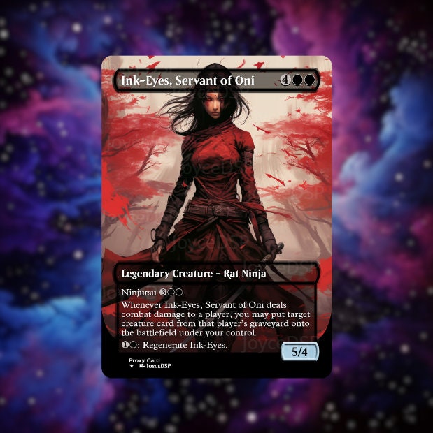 Ink-eyes, Servant of Oni Magic Proxy - Etsy