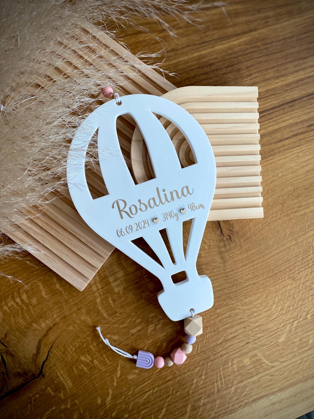 Door Sign Children's Room Personalized Raysin Name Plate Birth Gift ...