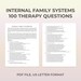 IFS Therapy Questions, Internal Family Systems, Self-leadership, Self ...