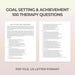 Goal Setting Therapy Questions, Achievement, Motivation, SMART Goals ...