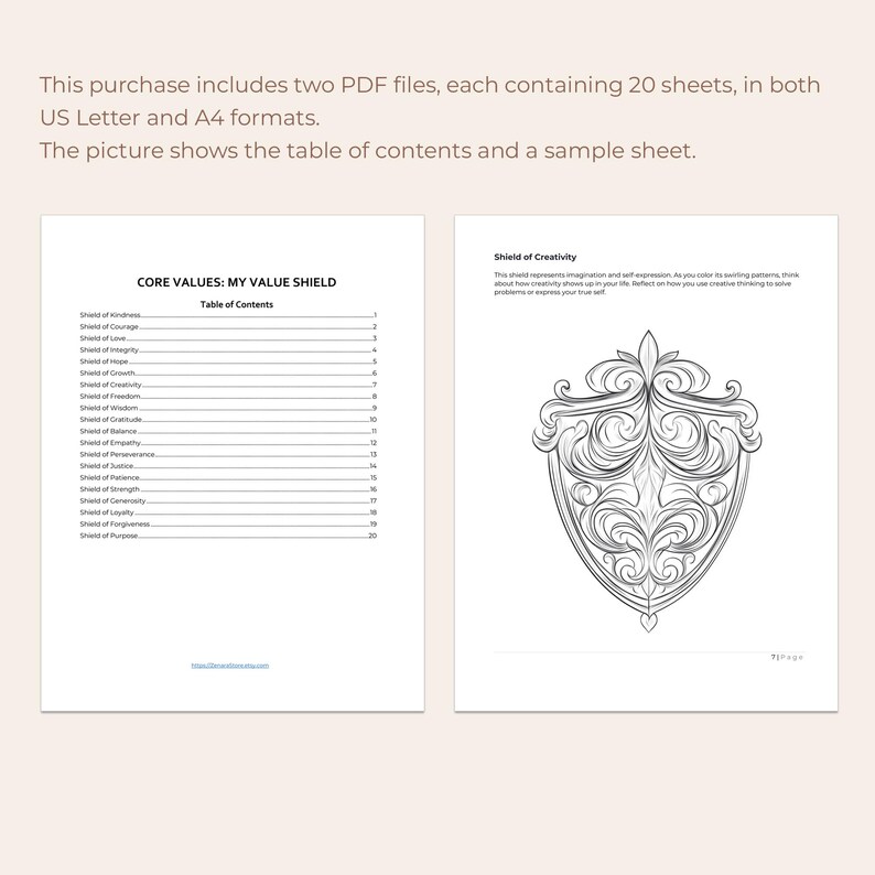 Art Therapy Sheets, Core Values Worksheet, Mindfulness Art, Therapy ...