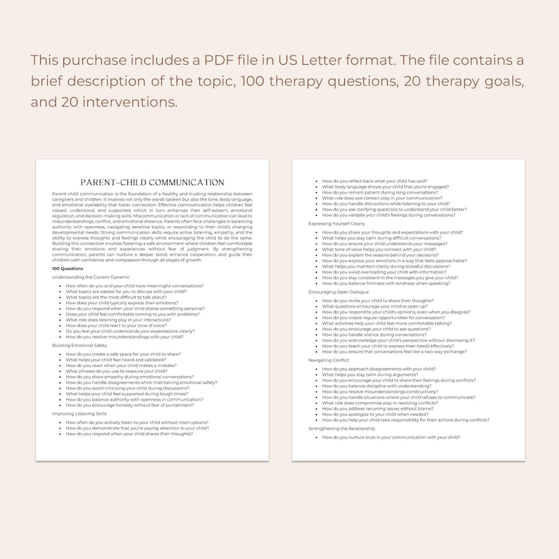 Parent-child Communication Questions, Listening Skills, Open Dialogue ...