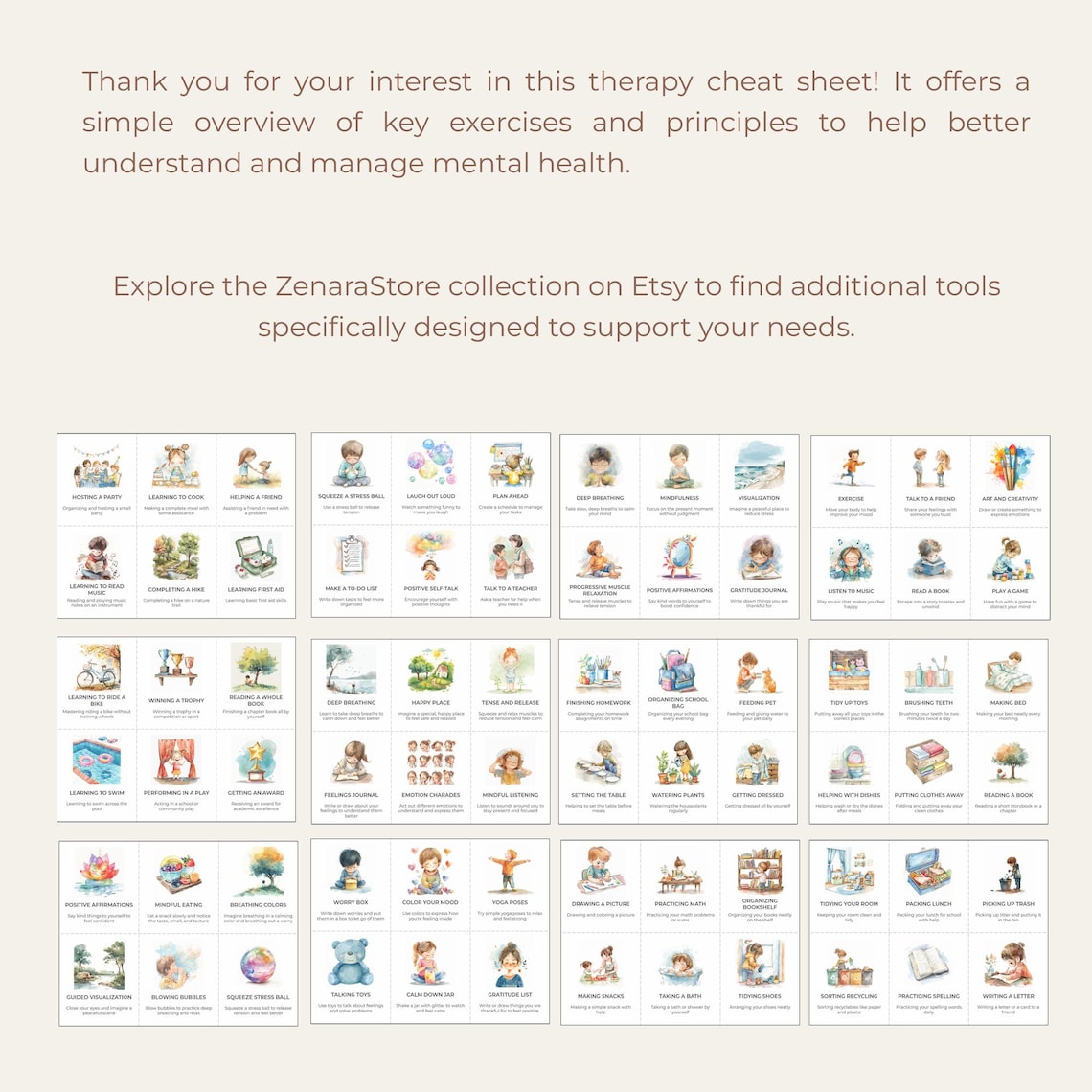 SFBT Cheat Sheet, Solution-focused Brief Therapy Cheat Sheet, Printable ...