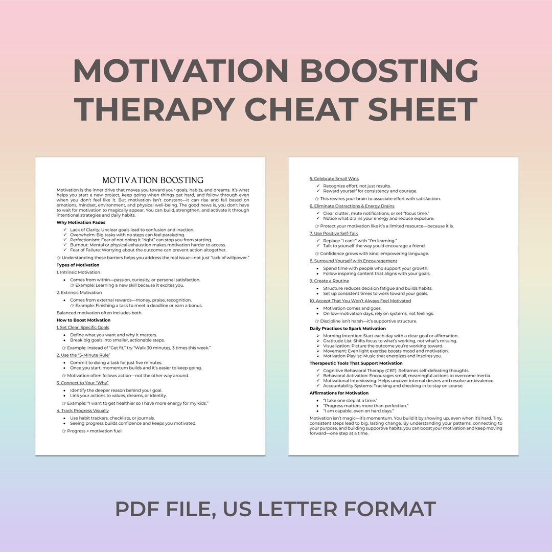 Motivation Boost, Motivational Therapy,increase Motivation,motivation ...