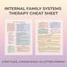IFS Cheat Sheet, Internal Family Systems Therapy Cheat Sheet, Printable ...
