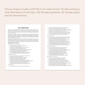 Life Transitions Therapy Questions, Navigating Change, Personal Growth ...