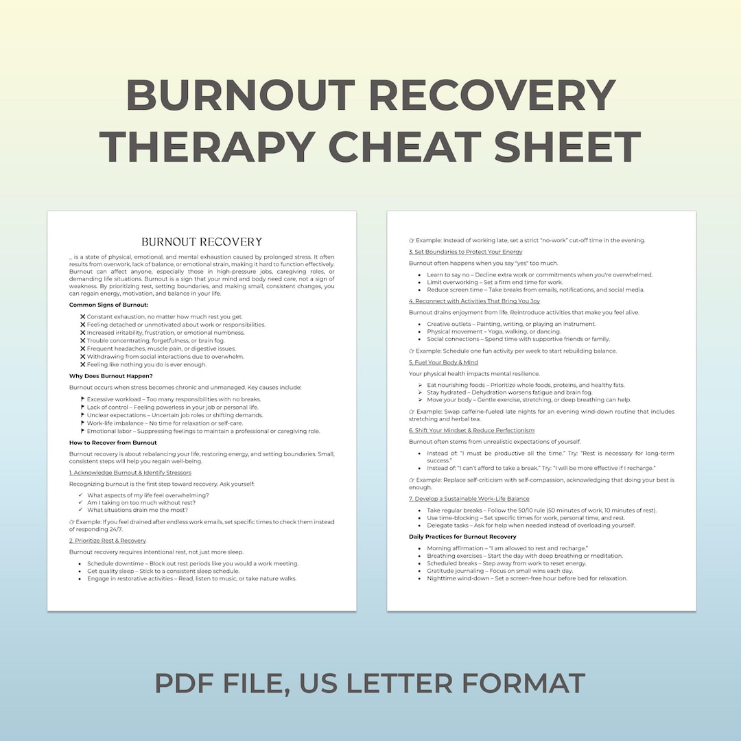 Burnout Recovery, Stress Relief Tips, Prevent Burnout, Work-life ...