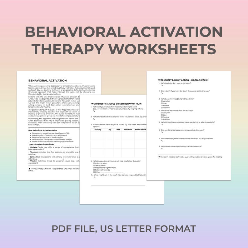 Behavioral Activation, Mood Tracker, Depression Aid, Motivation Boost ...