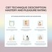 CBT Worksheets, Mastery and Pleasure Rating, Cognitive-behavioral ...