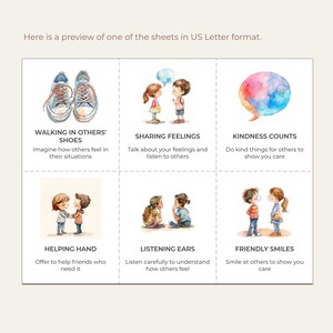 Therapy Cards for Children Empathy Thinking Printable Activity Deck ...