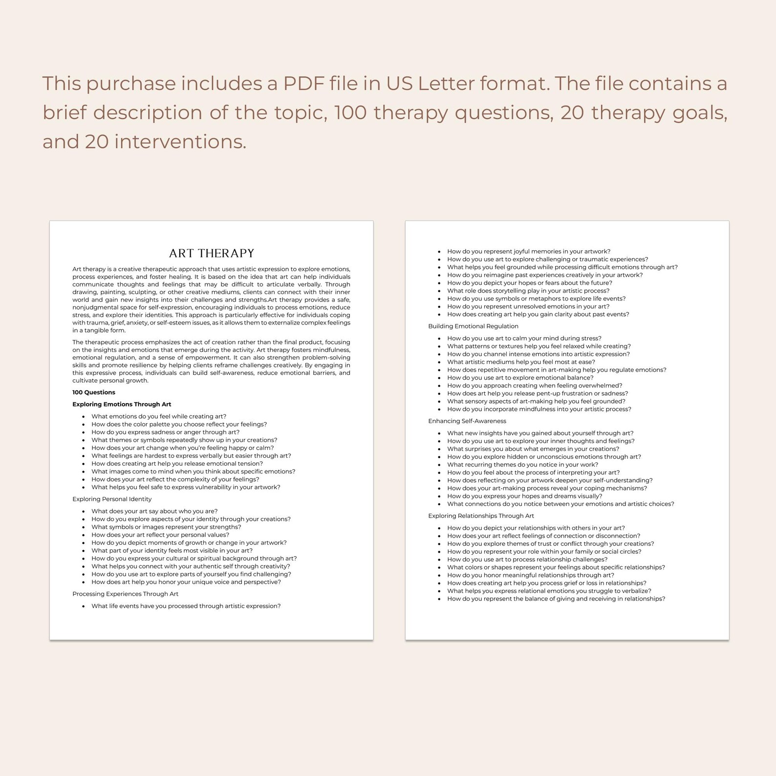 Art Therapy Questions, Creative Healing, Emotional Expression, Self ...