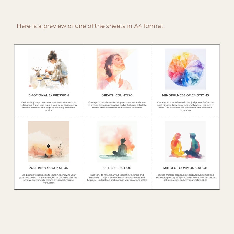 Coping Skills Therapy Cards, Cognitive Behavioral Therapy Cards, CBT ...