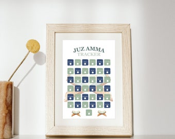 Ramadan Tracker: Quran 30 Juz INSTANT DOWNLOAD - Etsy