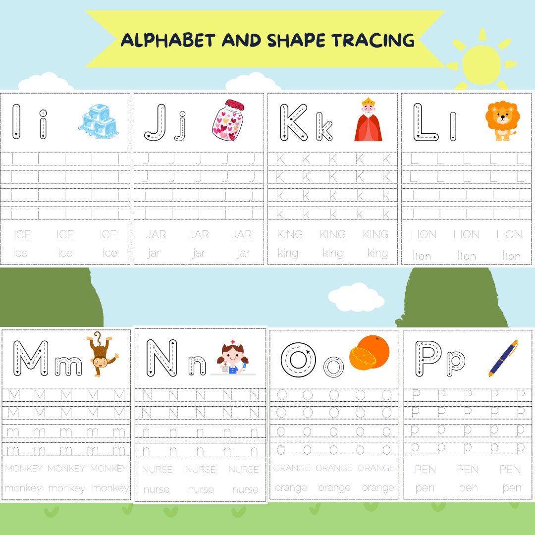 Preschool Tracing, Alphabet Tracing, Shape Tracing, Line Tracing ...