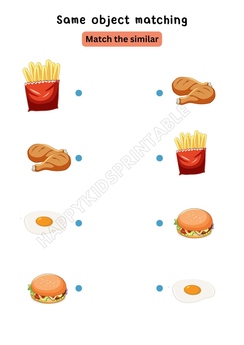 Preschool Worksheet, Printable Shadow Matching, Color Matching ...