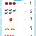 Kindergarten Worksheet, Count and Match, Math Worksheet, Counting ...